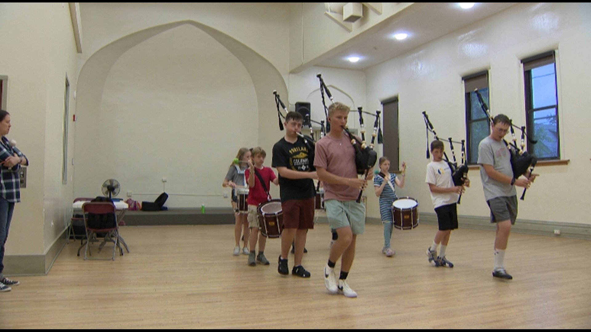 Young bagpipers, dancers work to preserve their musical culture | 9news.com
