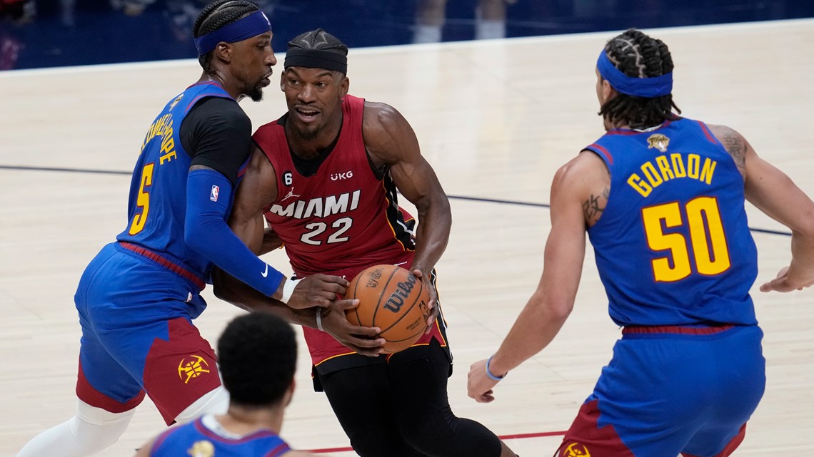 Denver Nuggets dominate Miami Heat in Game 1 of NBA Finals | 9news.com