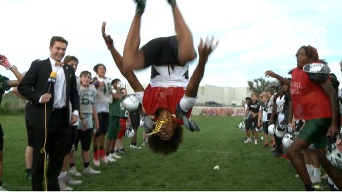 Smoky Hill's Ty Bowers wins the 9NEWS Swag Chain award! | 9news.com