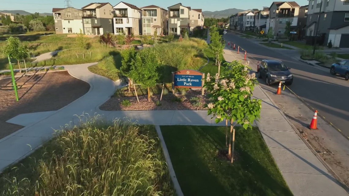 Arvada holds dedication ceremony for Little Raven Park | 9news.com