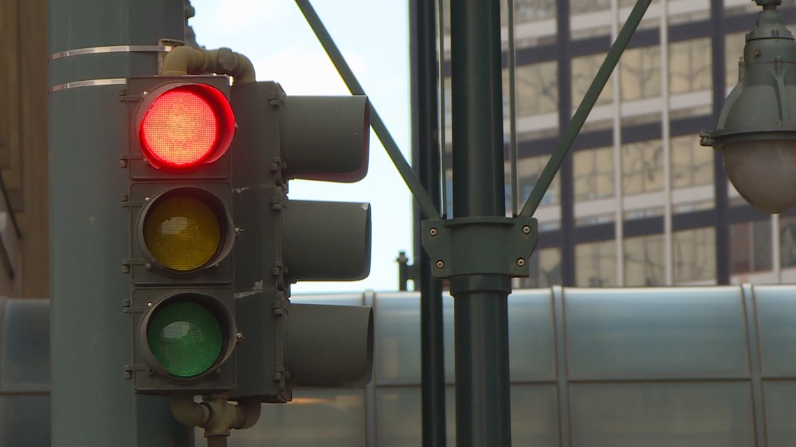 Denver changes timing on traffic signals downtown | 9news.com