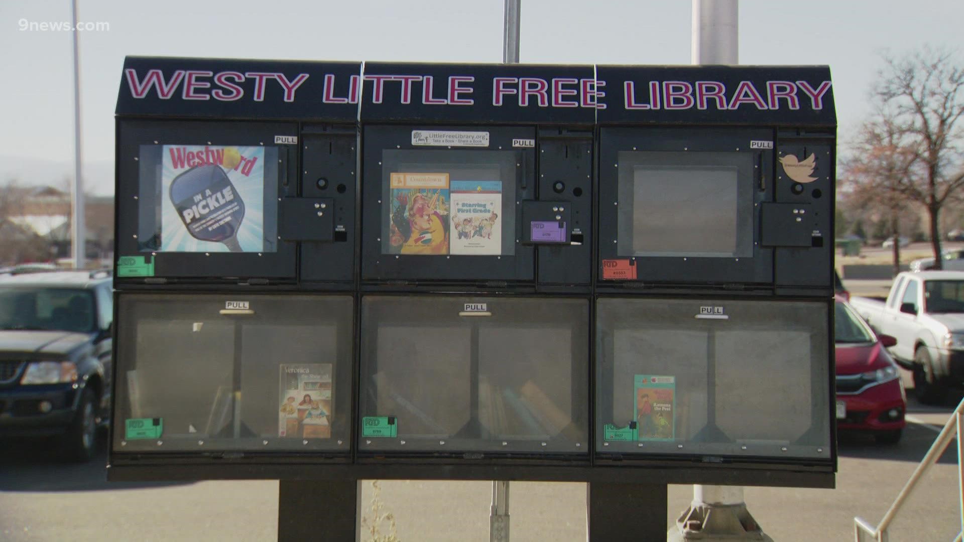 Woman turns old newspaper stands at RTD stops into little free ...