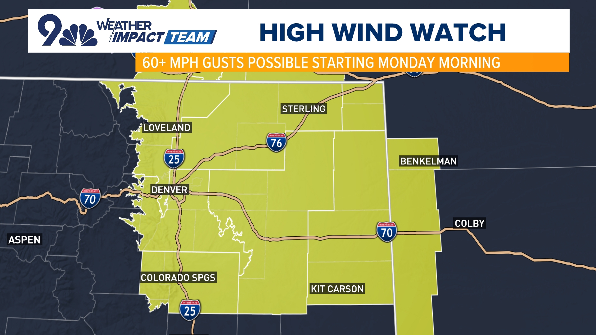 Denver weather: Weather Impact Day for high winds across Colorado ...