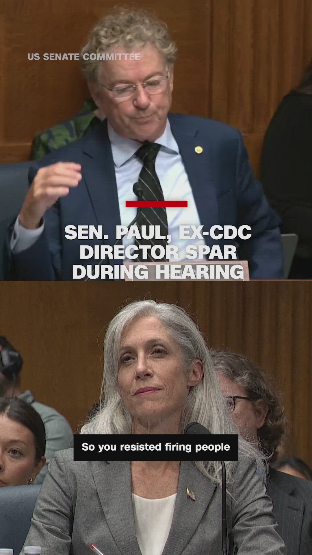 Sen. Rand Paul, former director Dr. Susan Monarez debate CDC's vaccine ...