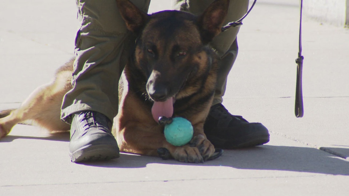 New memorial new honors K-9 officers | 9news.com