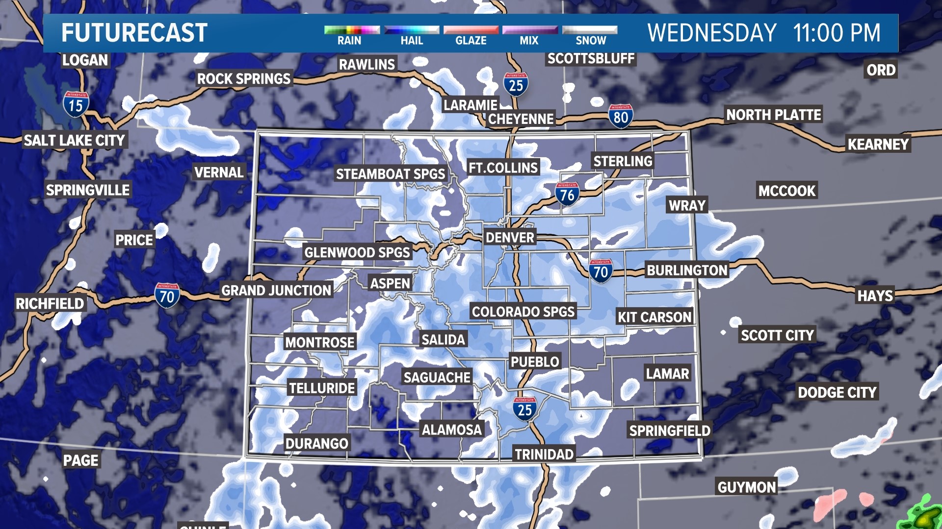 Winter Storm Warning: More snow in Denver on Wednesday | 9news.com