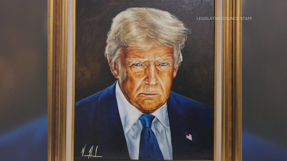 Trump-approved portrait going up at Colorado Capitol | 9news.com
