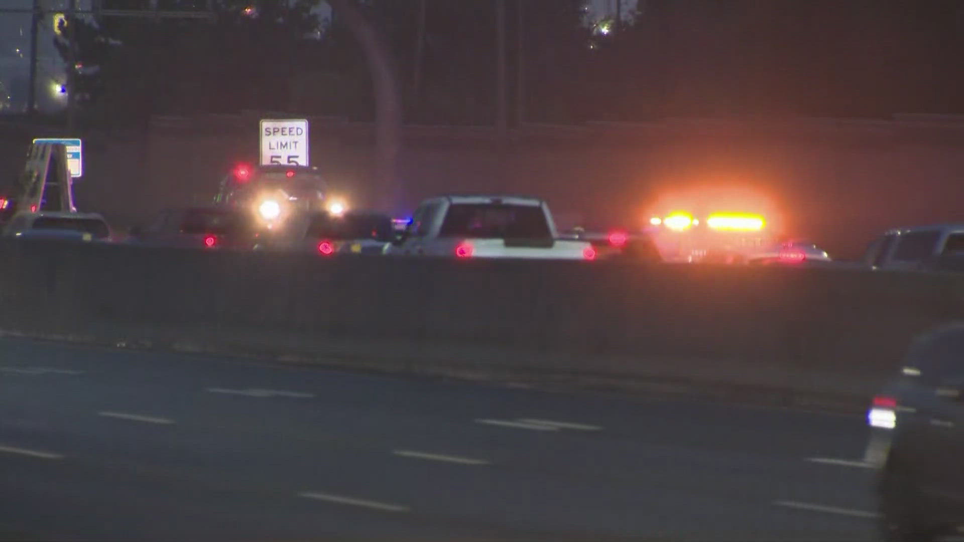 Police activity closes multiple lanes of Interstate 25 | 9news.com