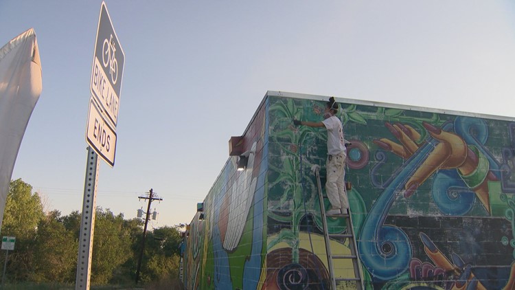 Chicano mural uncovered and preserved in Denver | 9news.com
