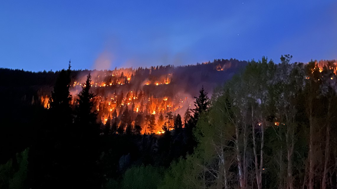 Wildfire burns in southern Colorado | 9news.com