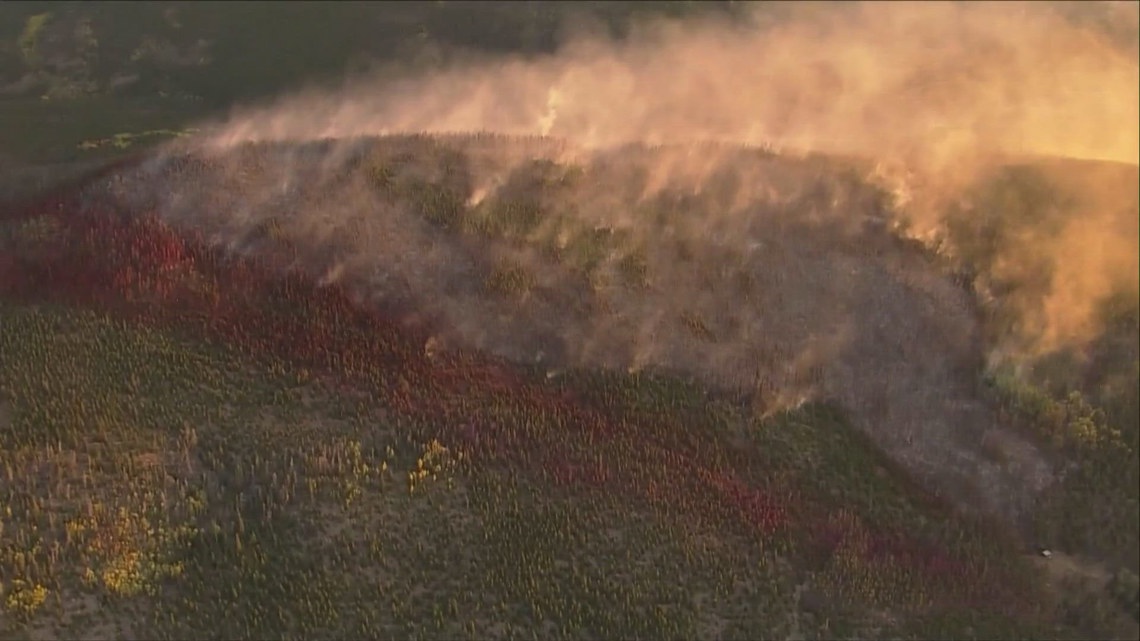 Pearl Fire: 128 acres burned, 5% contained | 9news.com