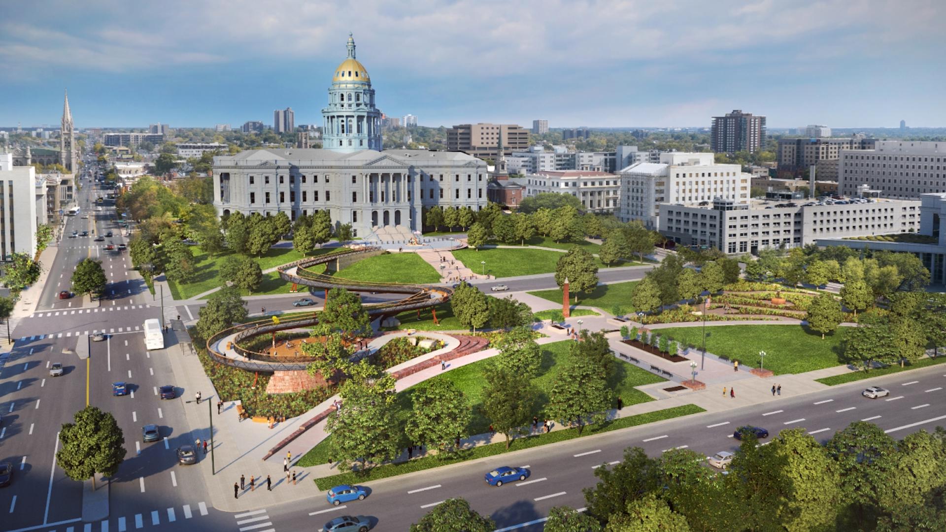 Planned pedestrian bridge at Colorado Capitol draws heavy criticism ...