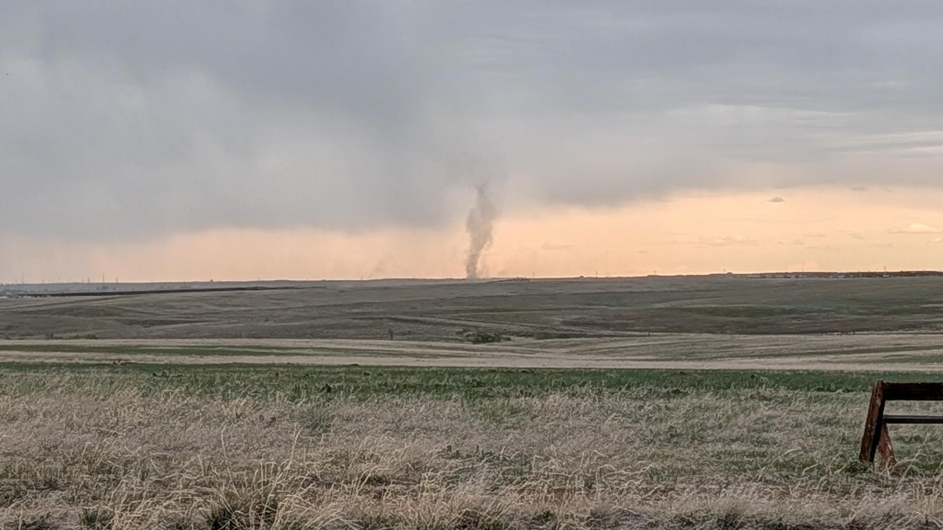 Gustnado touches down near Denver airport | 9news.com