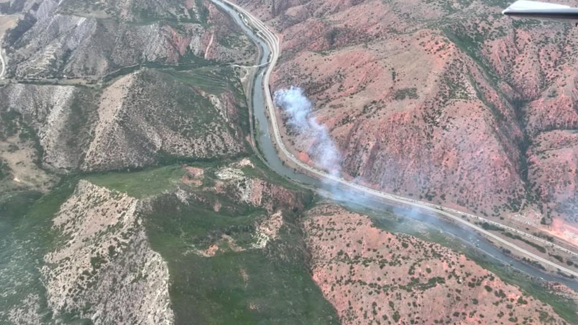 Westbound Interstate 70 partially reopened after wildfire near Glenwood ...