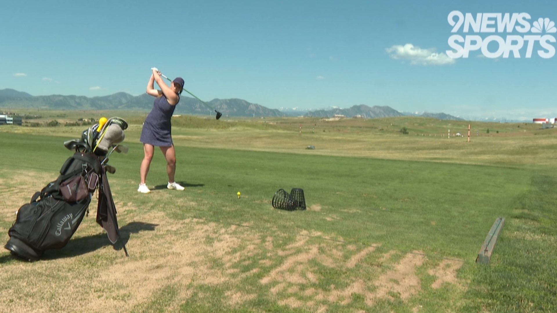 Monica Lieving leaves mark on golf's World Long Drive | 9news.com