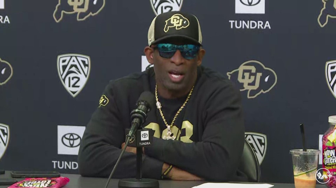 Deion Sanders reacts to Colorado's upset of No. 1 LSU | 9news.com