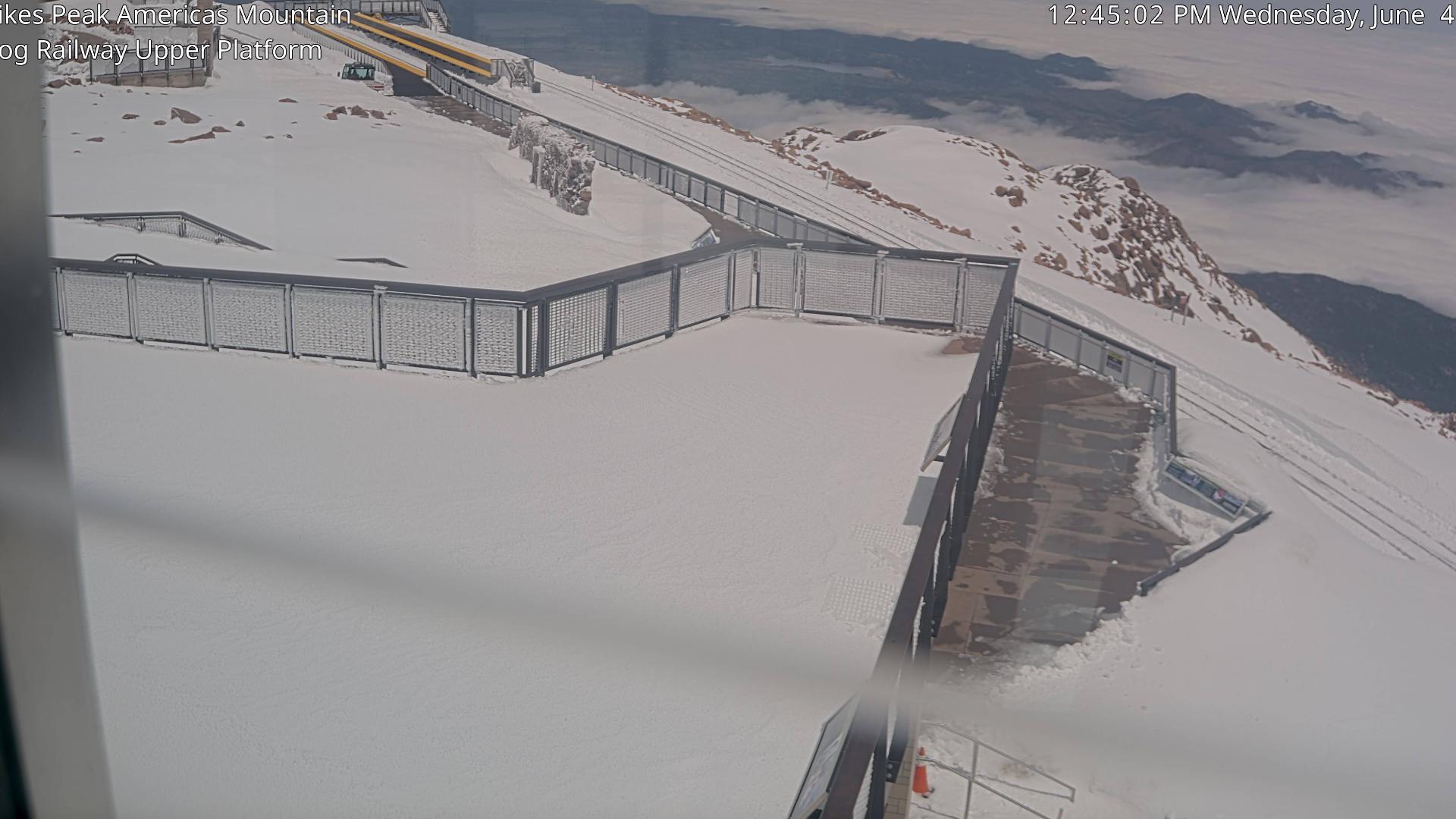 Pikes Peak gets fresh snow in June | 9news.com