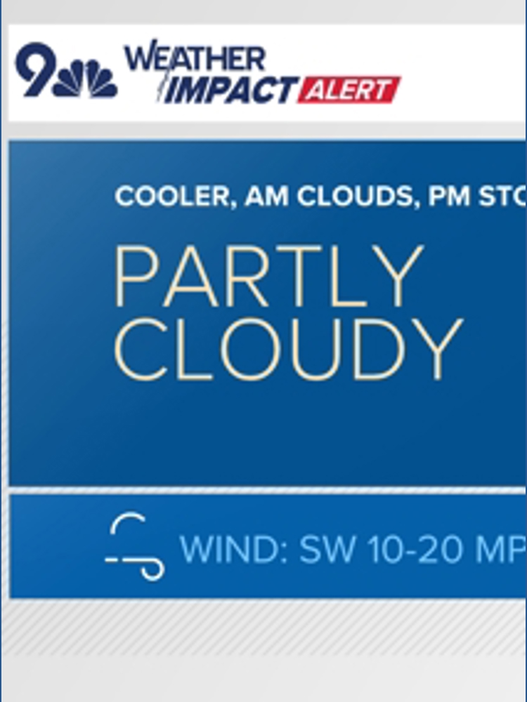 Weather Impact Alert due to Wednesday afternoon storms, possible large hail | 9news.com