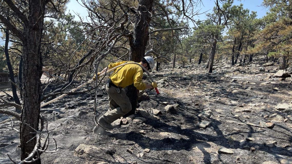Colorado wildfire: Stone Canyon Fire photos behind the fire line ...