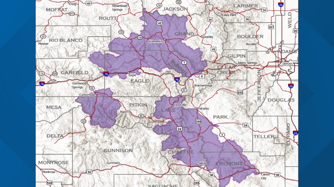 Map shows wolf activity in southern Colorado for first time | 9news.com