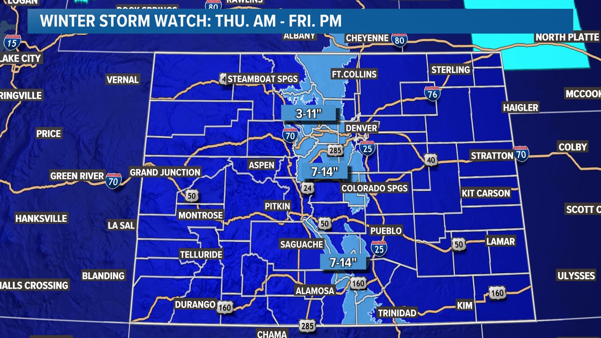 Snow likely to return to Denver late this week | 9news.com