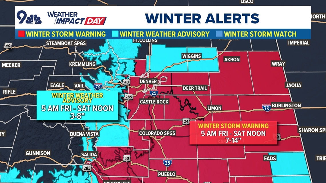 Significant winter storm in Denver area | 9news.com