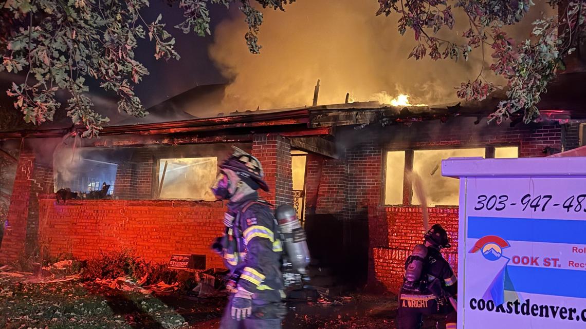 Firefighters battle early morning house fire in Park Hill area of ...