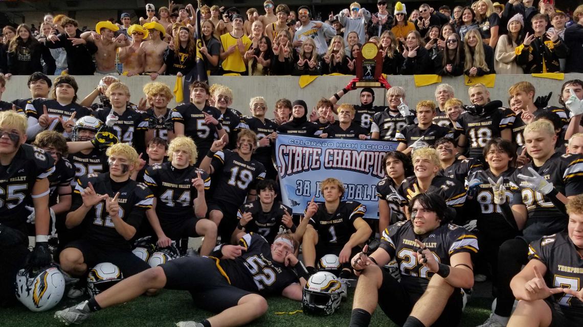Thompson Valley wins 3A football championship over Mead 2024 | 9news.com