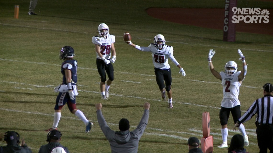 Chatfield football storms back to stun Dakota Ridge in playoffs | 9news.com