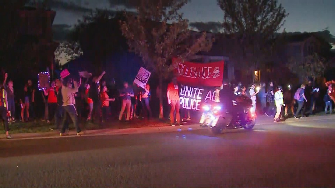 Protest at ICE facility director's home may bring protest changes ...