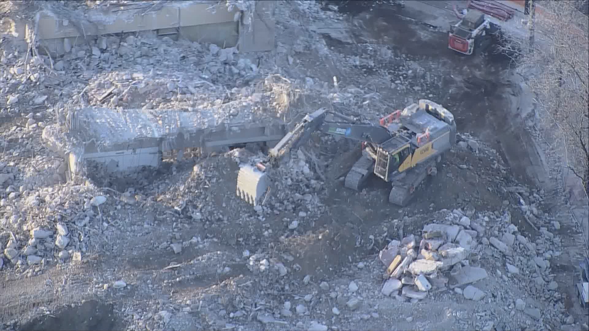 KMGH-TV building has been demolished in Denver | 9news.com