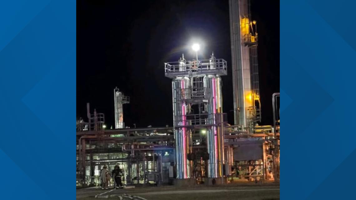 Gas leak, fire at Aurora gas facility prompts shelter-in-place | 9news.com