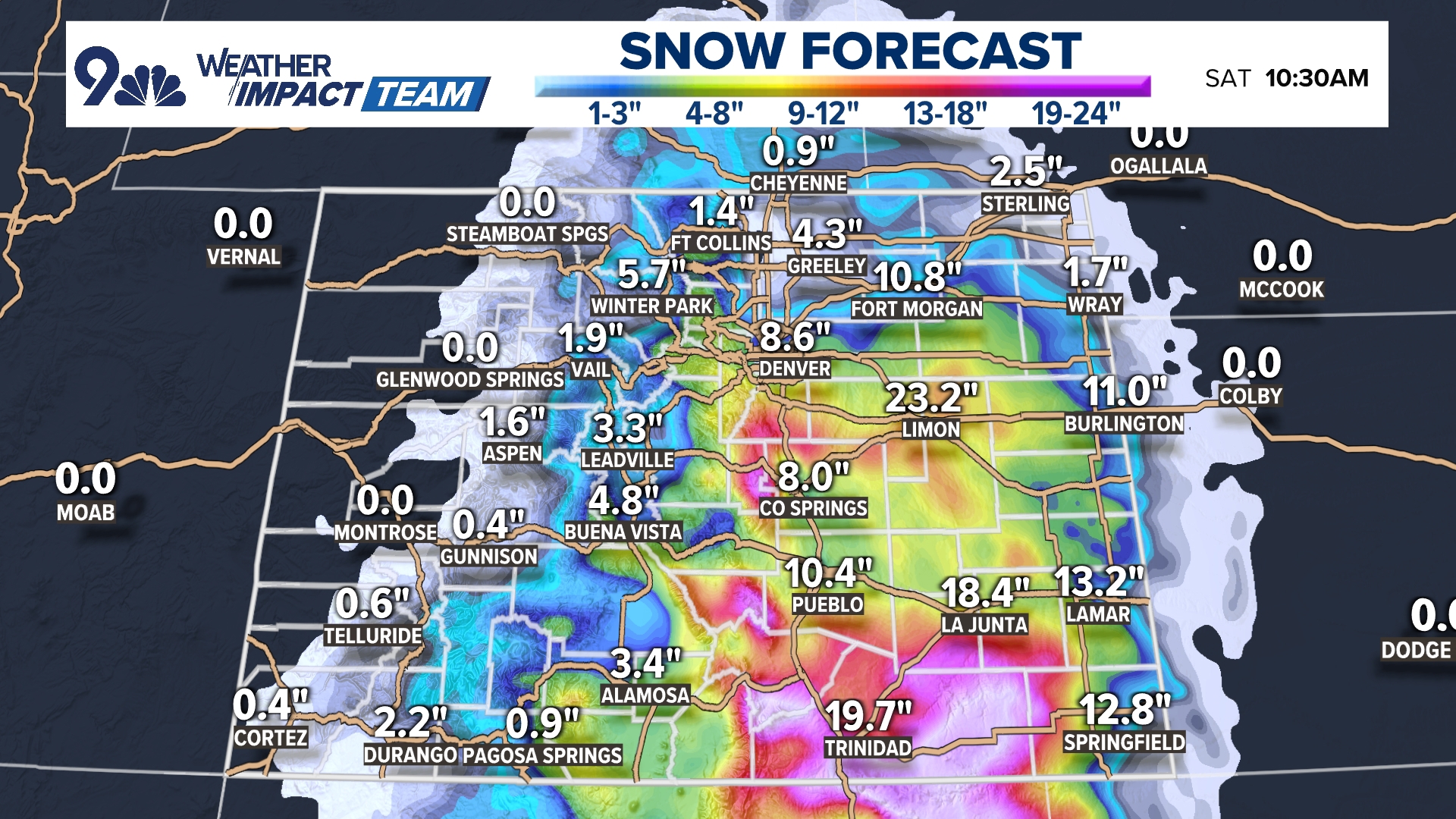 Significant winter storm in Denver area | 9news.com