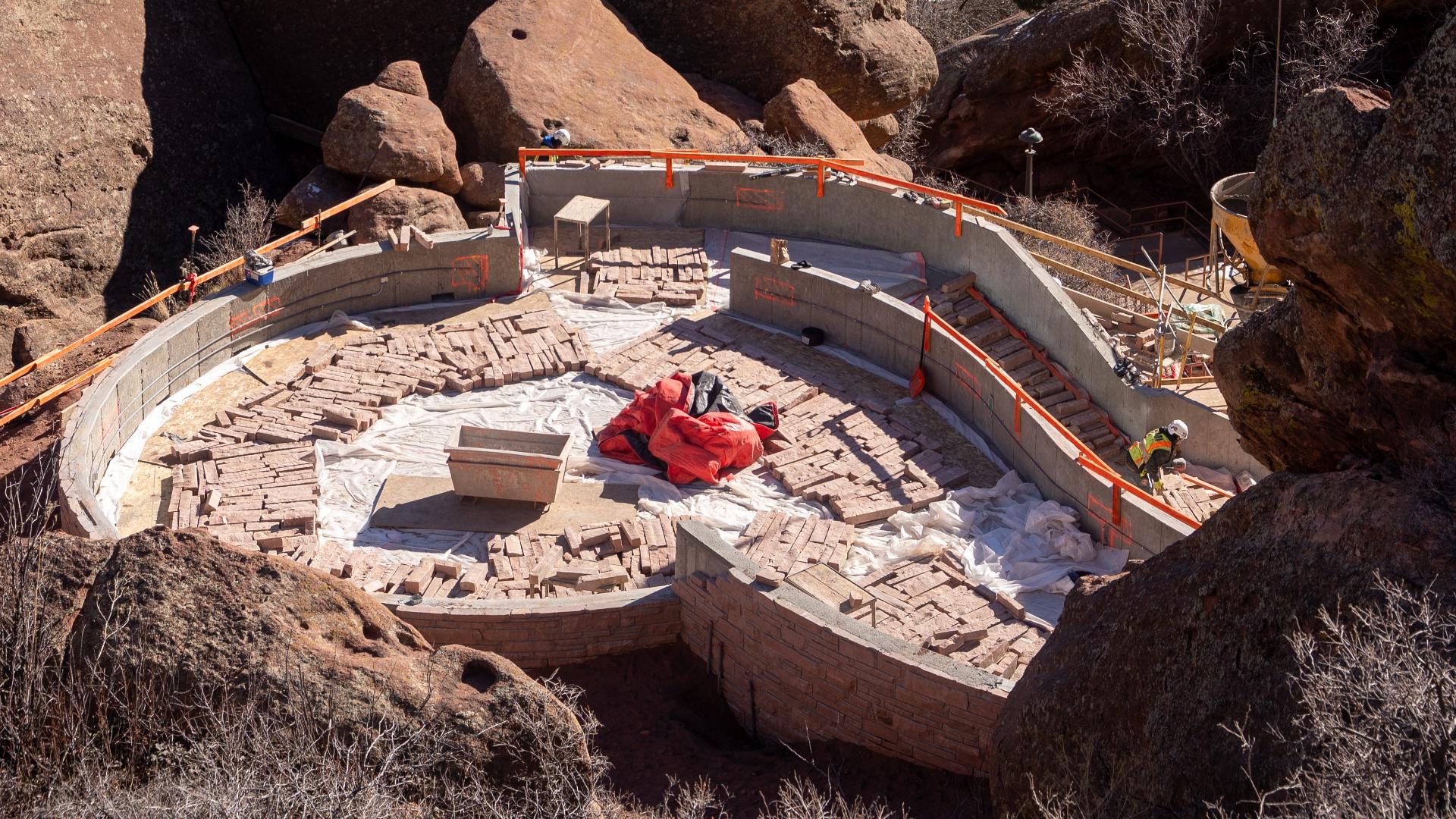 Construction season underway as Red Rocks builds venue upgrades | 9news.com