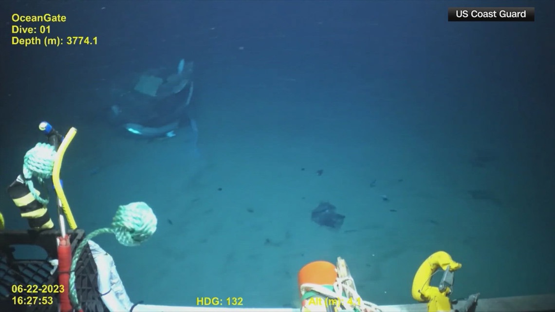 US Coast Guard releases video of moment when Titan submersible imploded ...