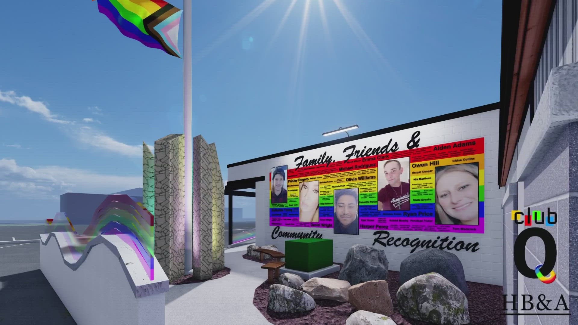 Club Q unveils victim memorial design, awaits city approval | 9news.com