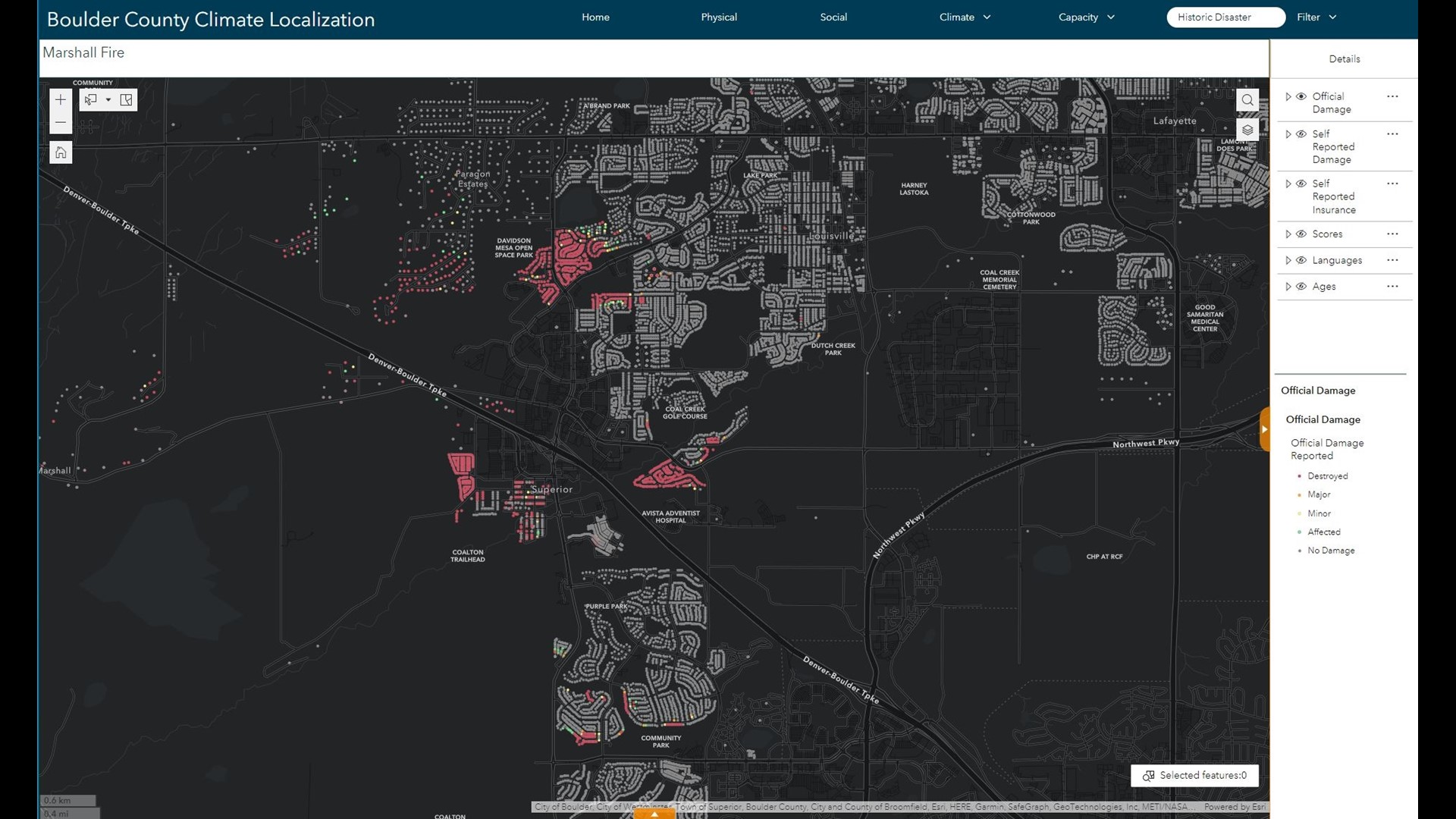 Equity mapping tool to help prioritize Marshall Fire resources | 9news.com