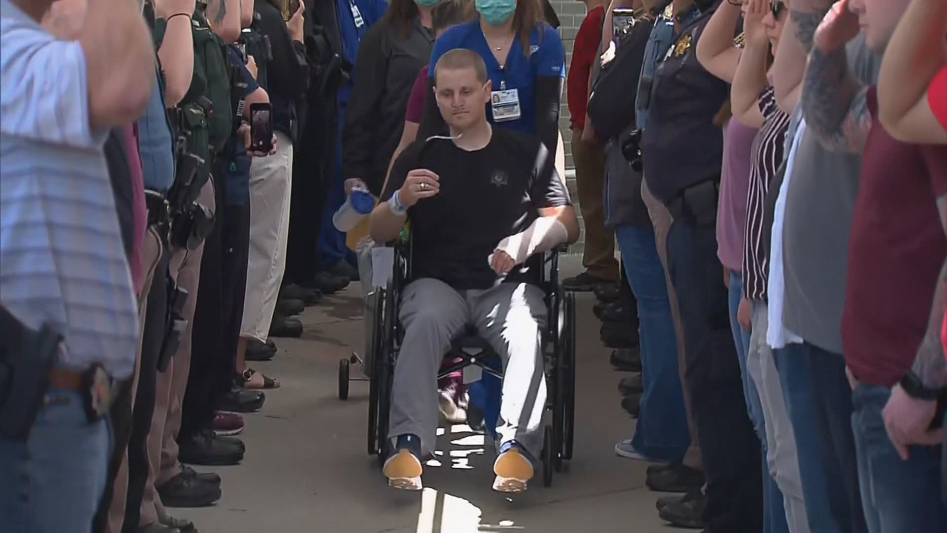 Lincoln County deputy Michael Hutton released from hospital | 9news.com