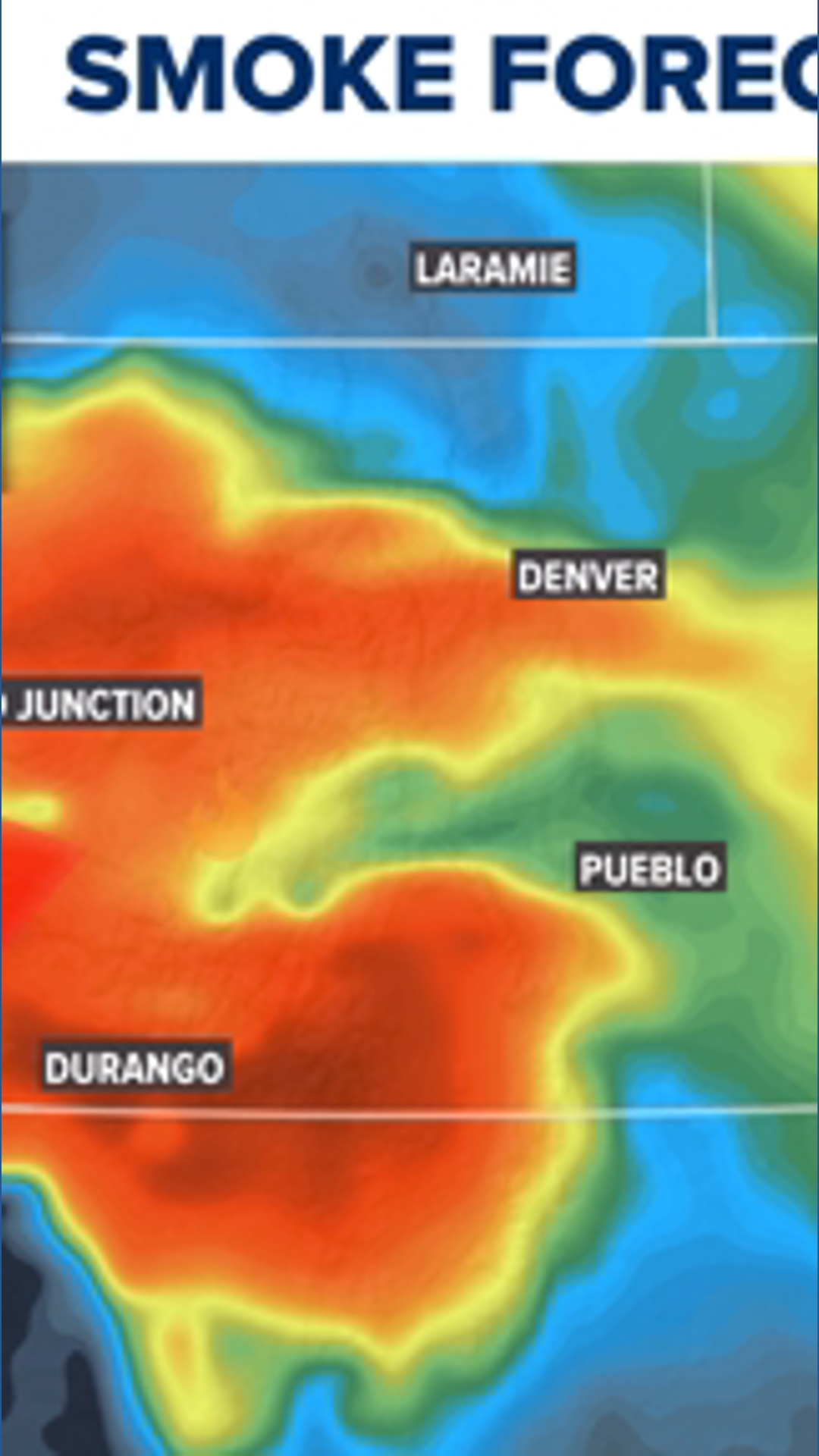 Where is the wildfire smoke in Colorado coming from? Hazy skies ...