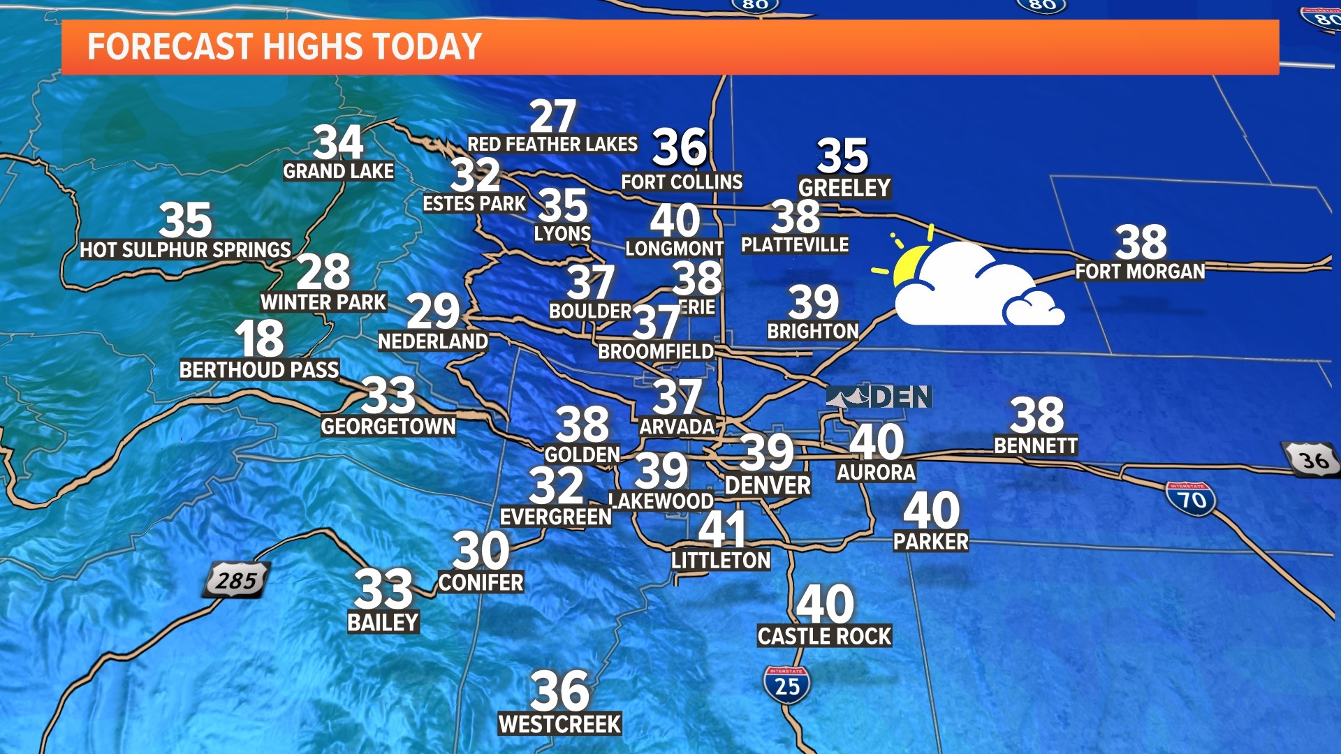 Frigid cold temps, mountain snow return to Colorado this week | 9news.com