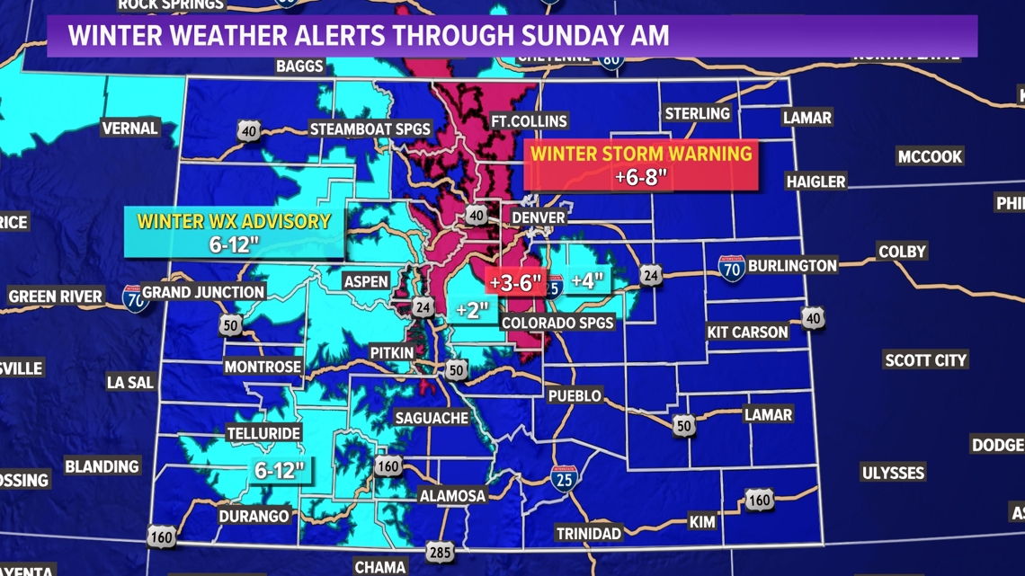 Denver, Colorado, Front Range weather forecast | 9news.com