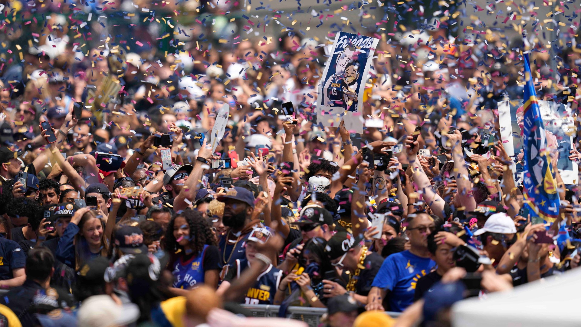 Nuggets parade 2023: Denver celebrates NBA championship Thursday ...