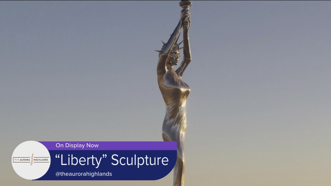 Check Out the Amazing 'Liberty' Sculpture Now in Aurora | 9news.com