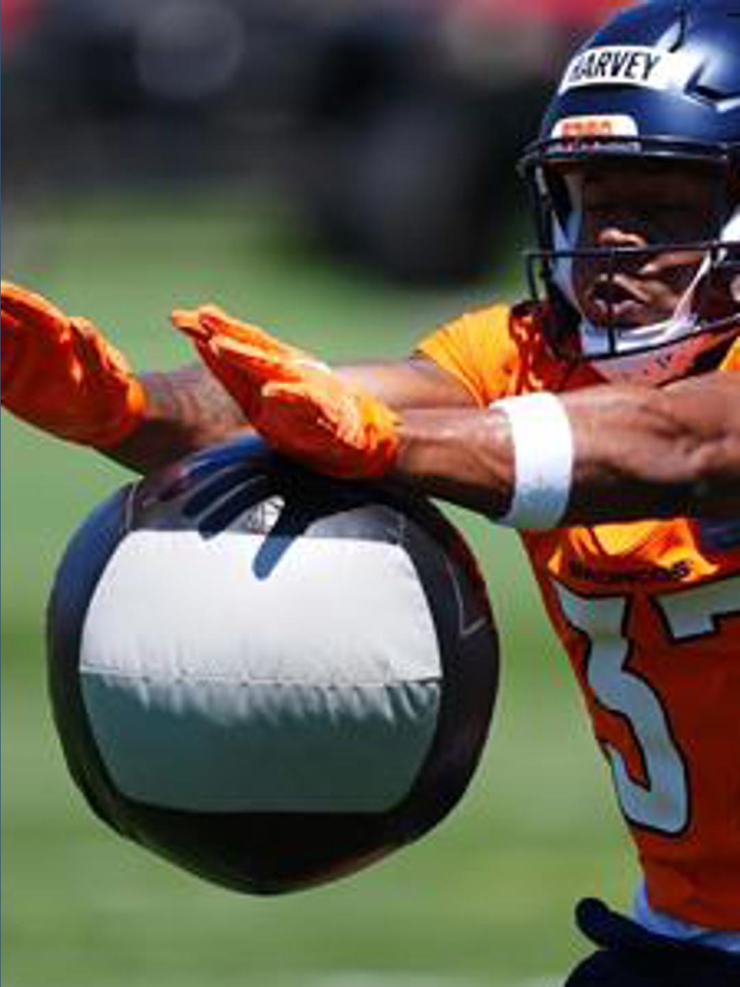 Eyes on Broncos RJ Harvey as rookies report Wednesday for training camp ...