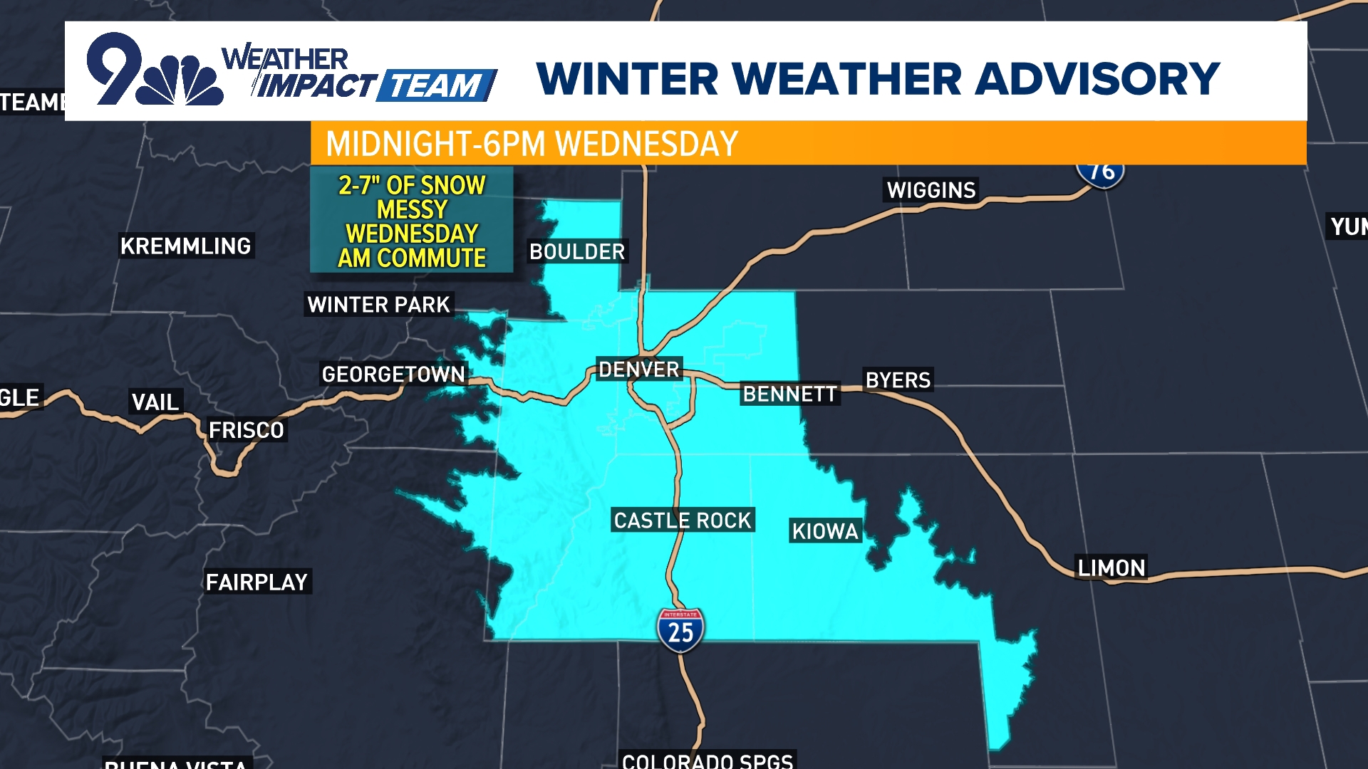 Denver, Colorado, Front Range weather forecast | 9news.com
