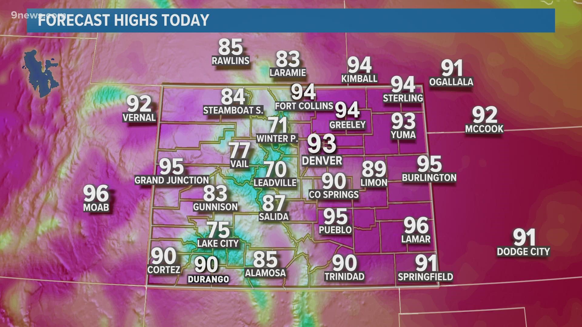 Two hurricanes will impact Colorado's weather | 9news.com
