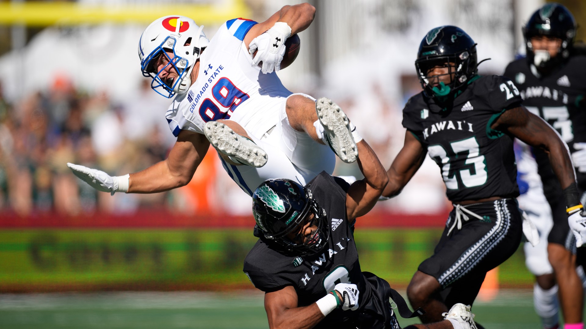 Colorado State University football beats Hawaii for second win | 9news.com