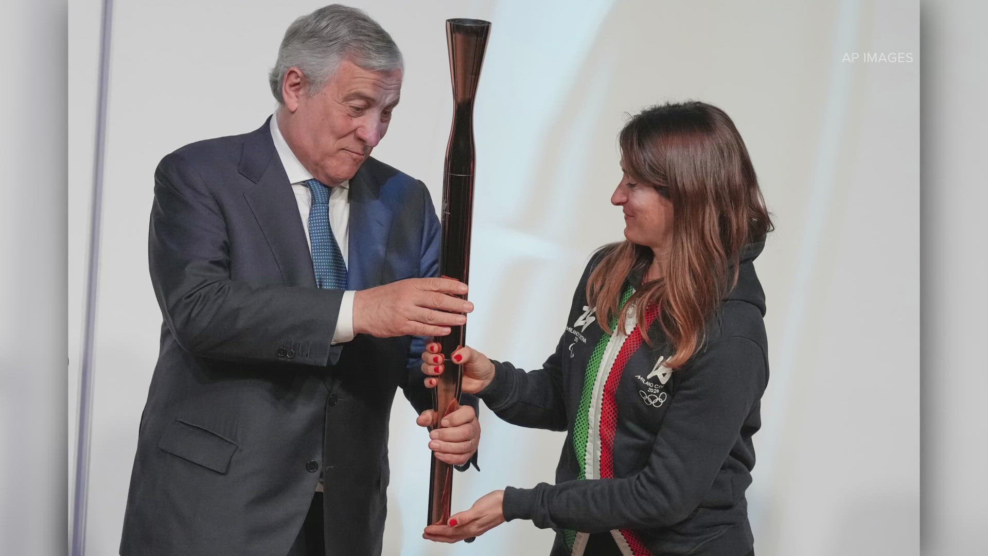 Milan-Cortina Olympics reveal new eco-friendly torch design | 9news.com