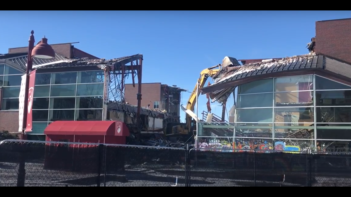 University of Denver demolition today marks progress on $143 million ...