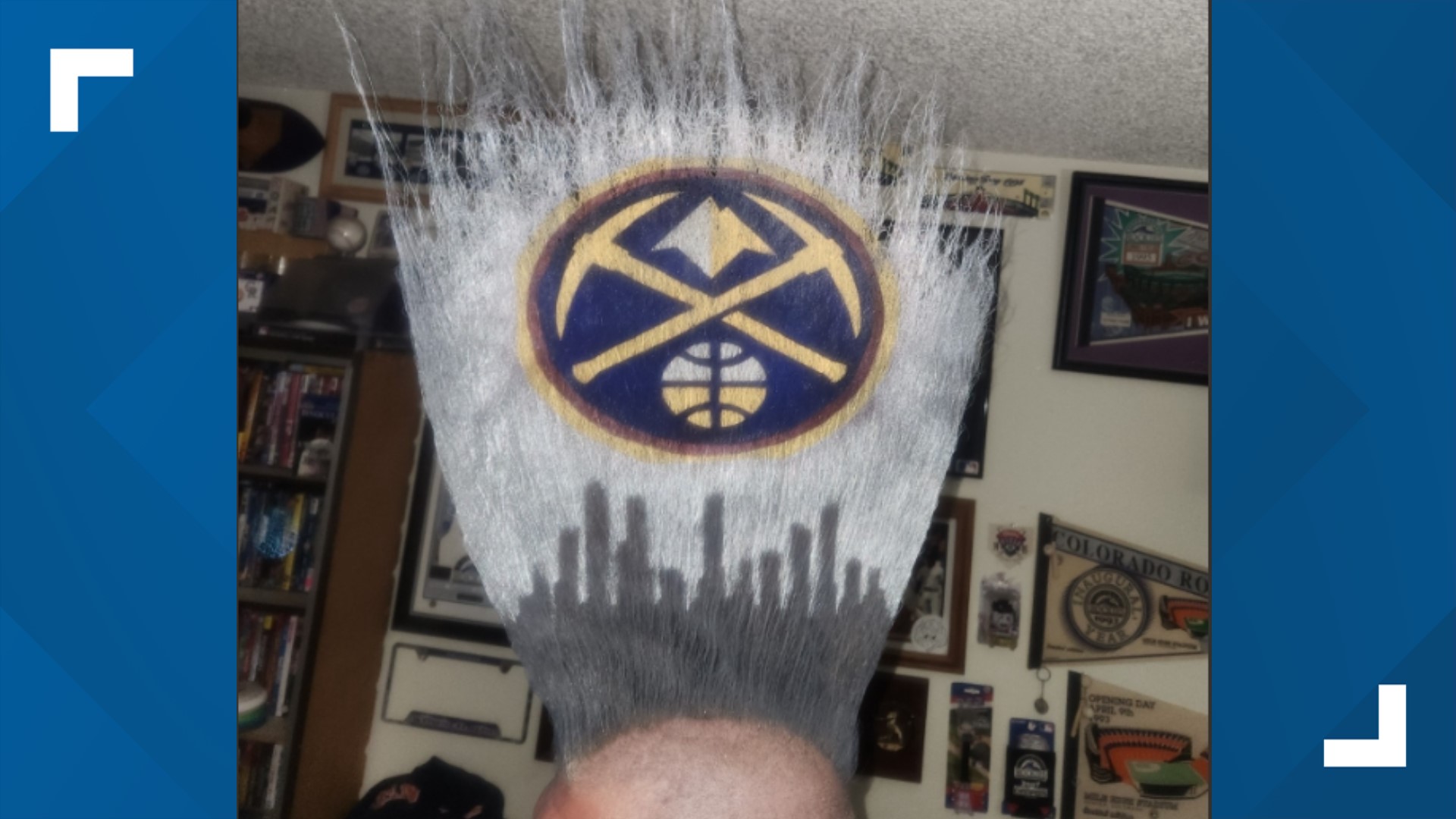 'Mile High Mohawk' helps bar owner cheer on Nuggets in style | 9news.com